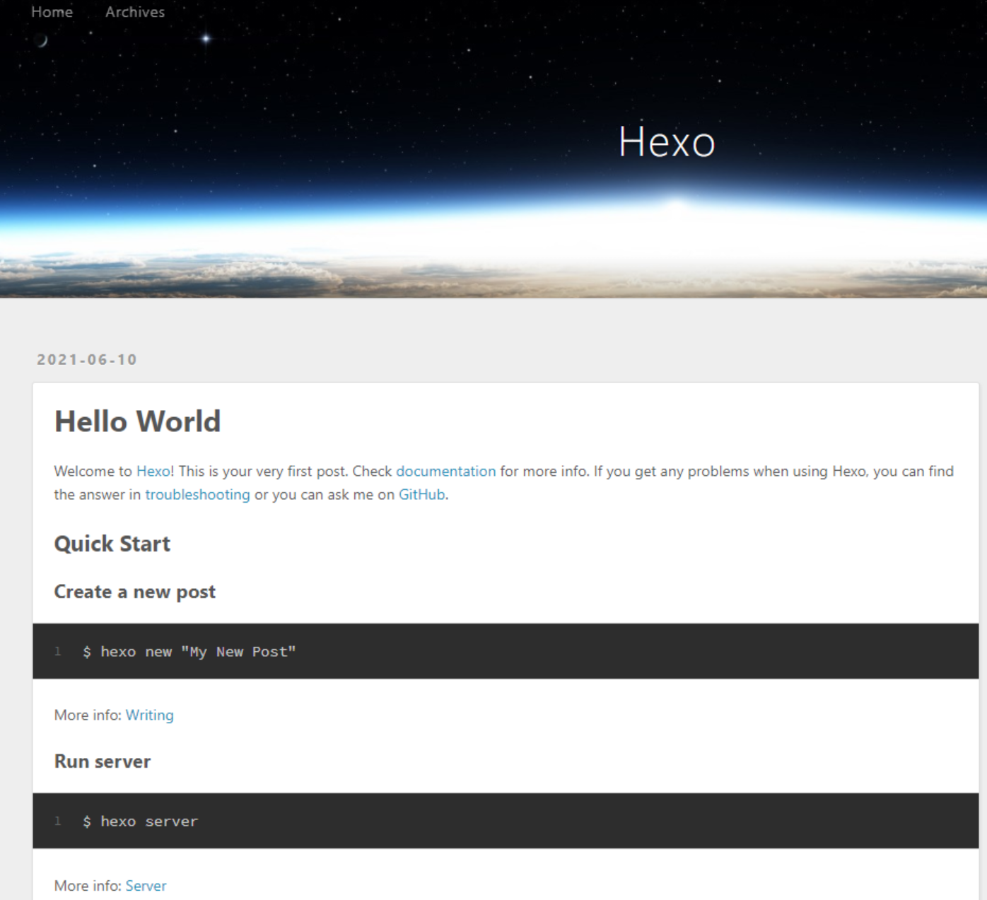 Hexo+Github搭建个人博客 - Jiashi Blog